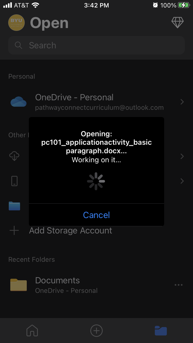 Manage and Submit Assignments Using an iOS device
